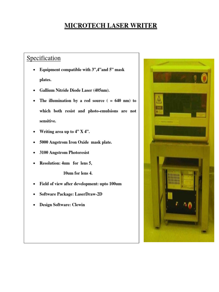 Laserwriter LW405 | PDF | Computer File | Interferometry