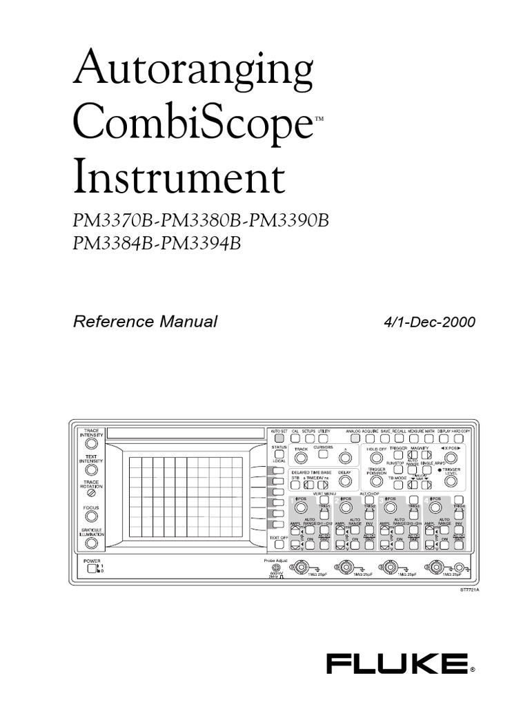 Fluke PM3380B Reference Manual | PDF | Electricity | Electronics