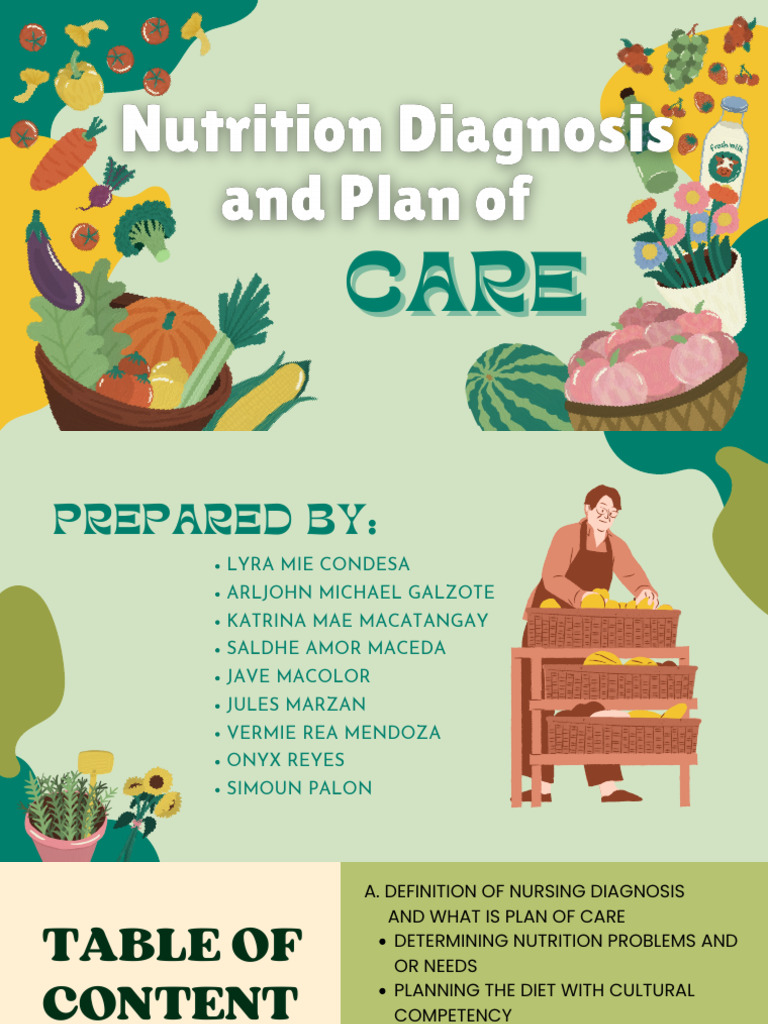 Group 2 (Nutrition Diagnosis and Plan of Care) | PDF | Malnutrition ...