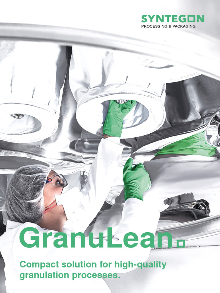 GranuLean: Compact Pharma Granulator | PDF | Pump | Physical Sciences