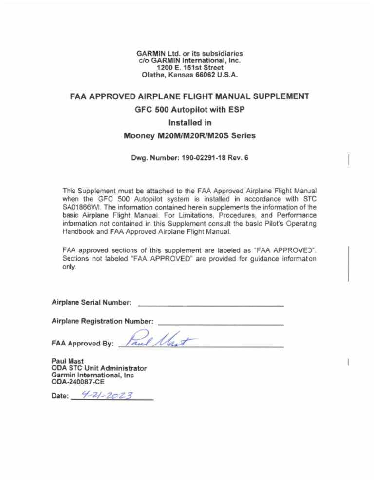 FMS GFC 500 190-02291-18 - 06 | PDF | Aircraft Flight Control System ...