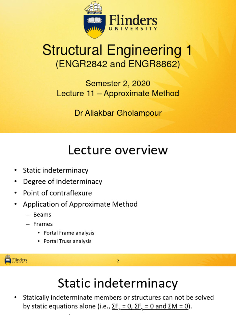 Lecture 11 - Approximate Method | PDF | Truss | Beam (Structure)
