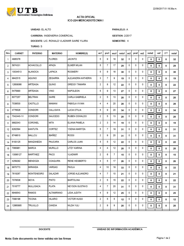 1er Parcial Notas Marketing Utb | PDF