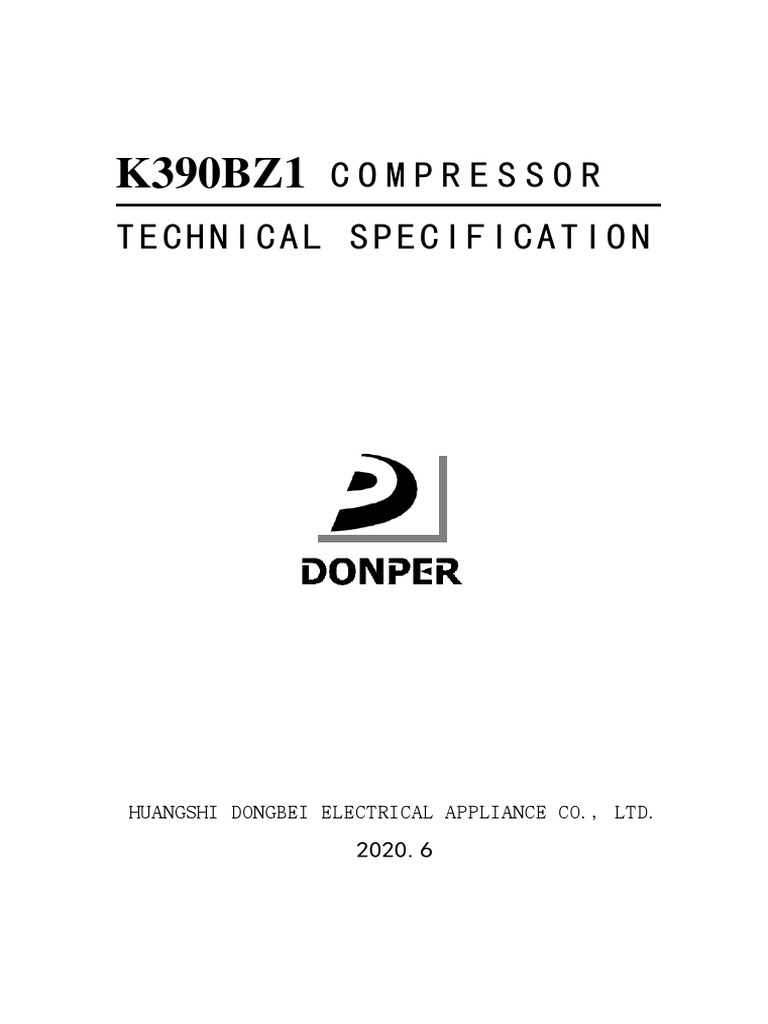K390BZ1 Compressed | PDF | Capacitor | Relay