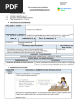 SESIÓN MAT. Comparamos Numeros Hasta La Centena de Millar | PDF | Evaluación | Aprendizaje