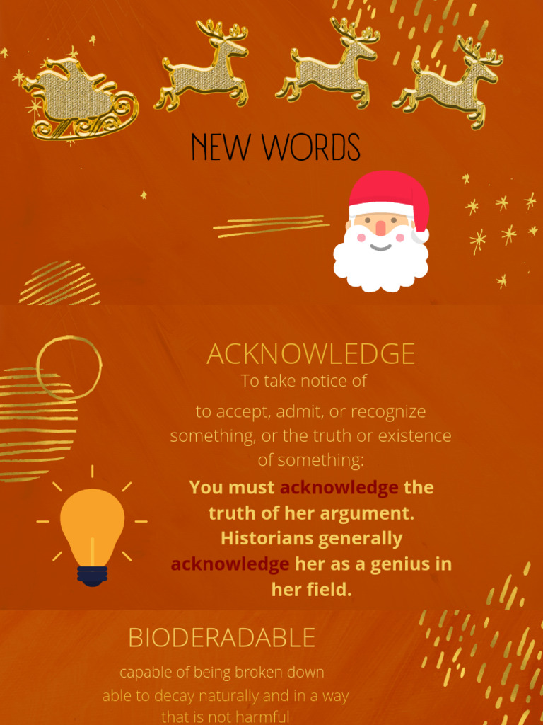 New Words | PDF