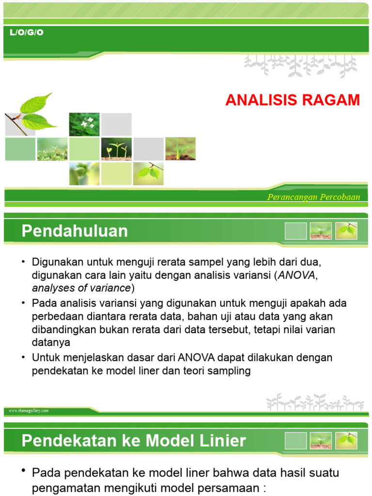 PP 3. Analisis Ragam | PDF