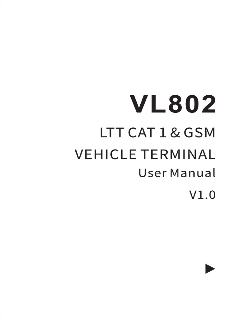 VL802 Manual | PDF