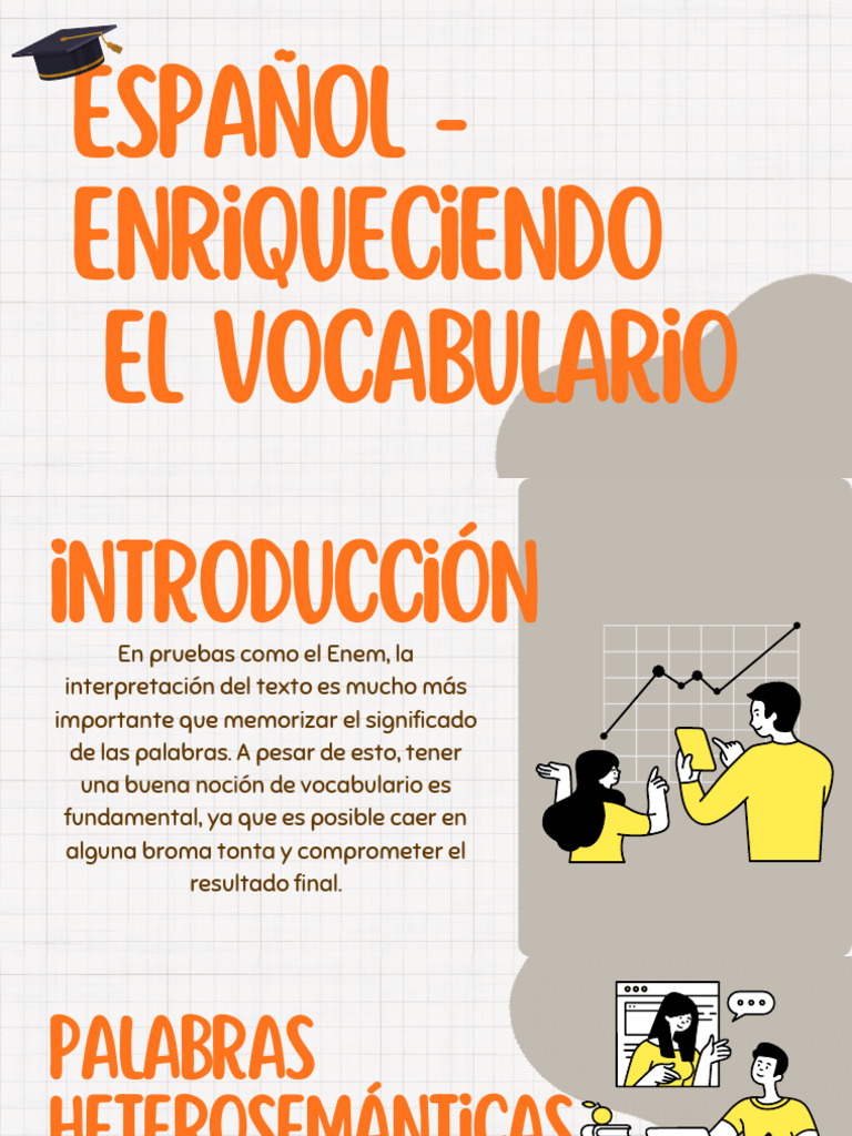 Español Vocabulário Pdf Artes Del Lenguaje Y Disciplina