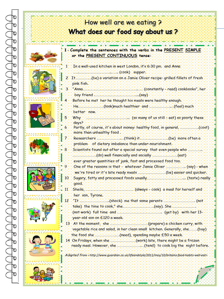 Present Simple X Present Continuous Activities Promoting Classroom ...
