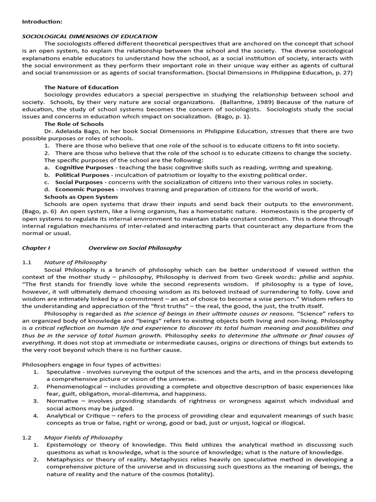 DPE 106 Course Summary | PDF | Id | Reason