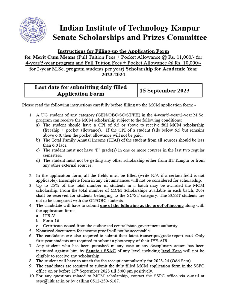 MCM Application Form | PDF | Government