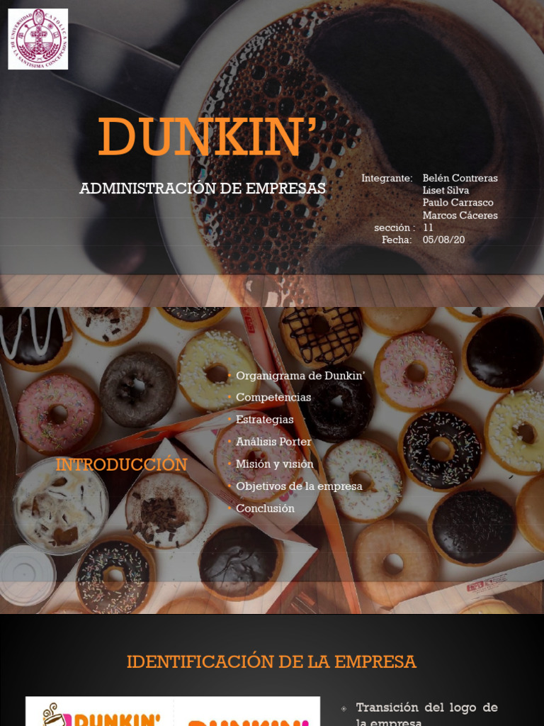 DUNKIN' | PDF | Calidad (comercial) | Publicidad