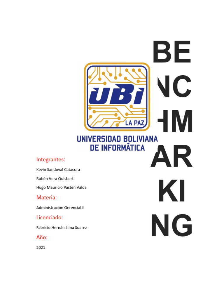 Benchmarking Final! | PDF | Benchmarking | Business