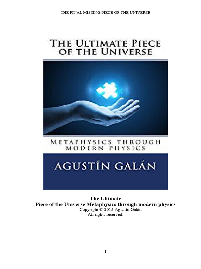 Sample The Ultimate Piece of The Universe | PDF | Science | Universe