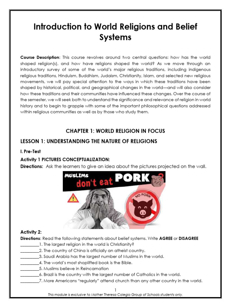 Intro World Religion Beliefs | Download Free PDF | Abraham | Jacob