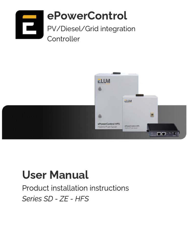 EPowerControl UserManual en | PDF | Electrical Wiring | Port (Computer ...