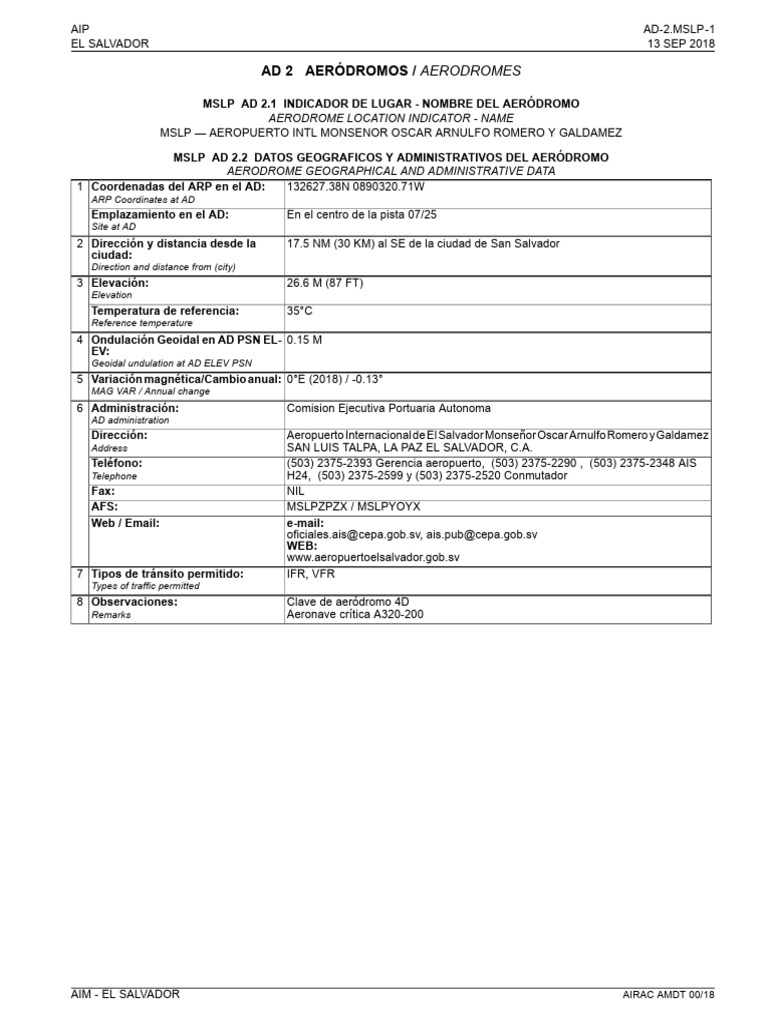 Es Ad 2.Mslp Es Es | PDF | Aviación | Aeroespacial