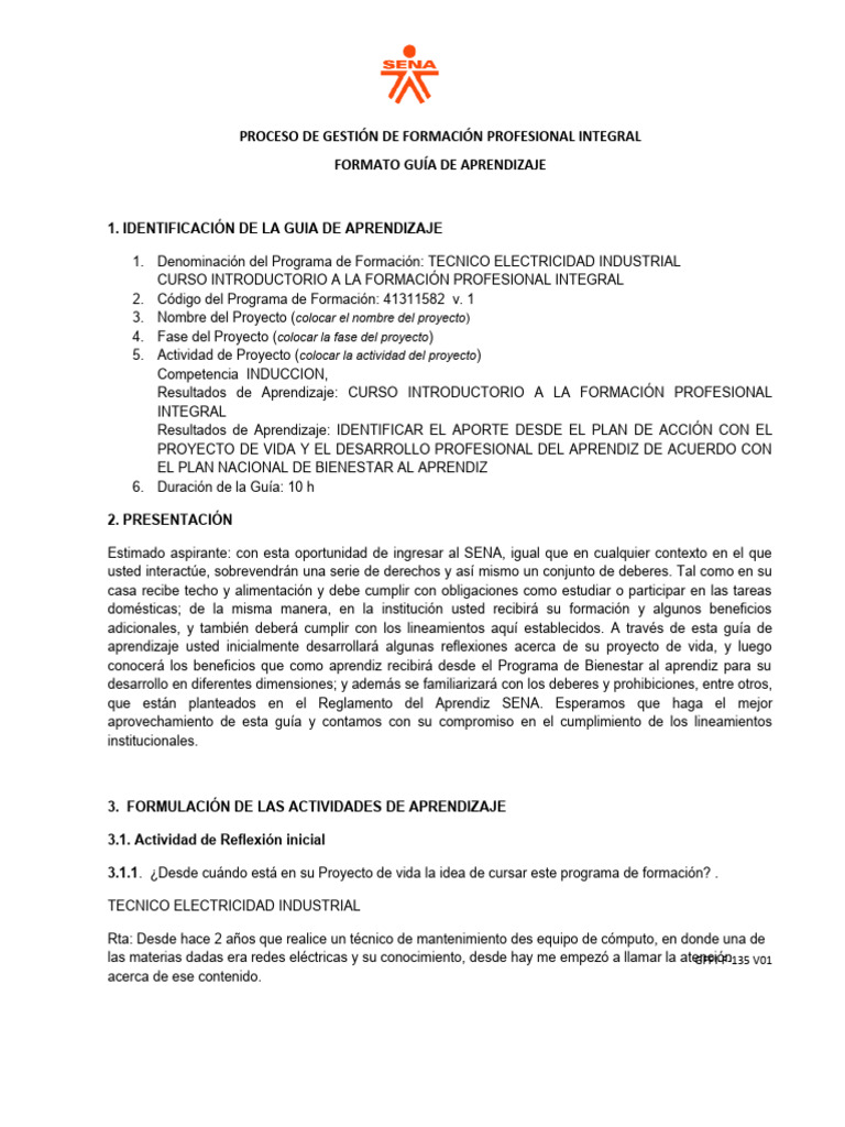 Guia Aprendizaje 2 | PDF | Análisis FODA