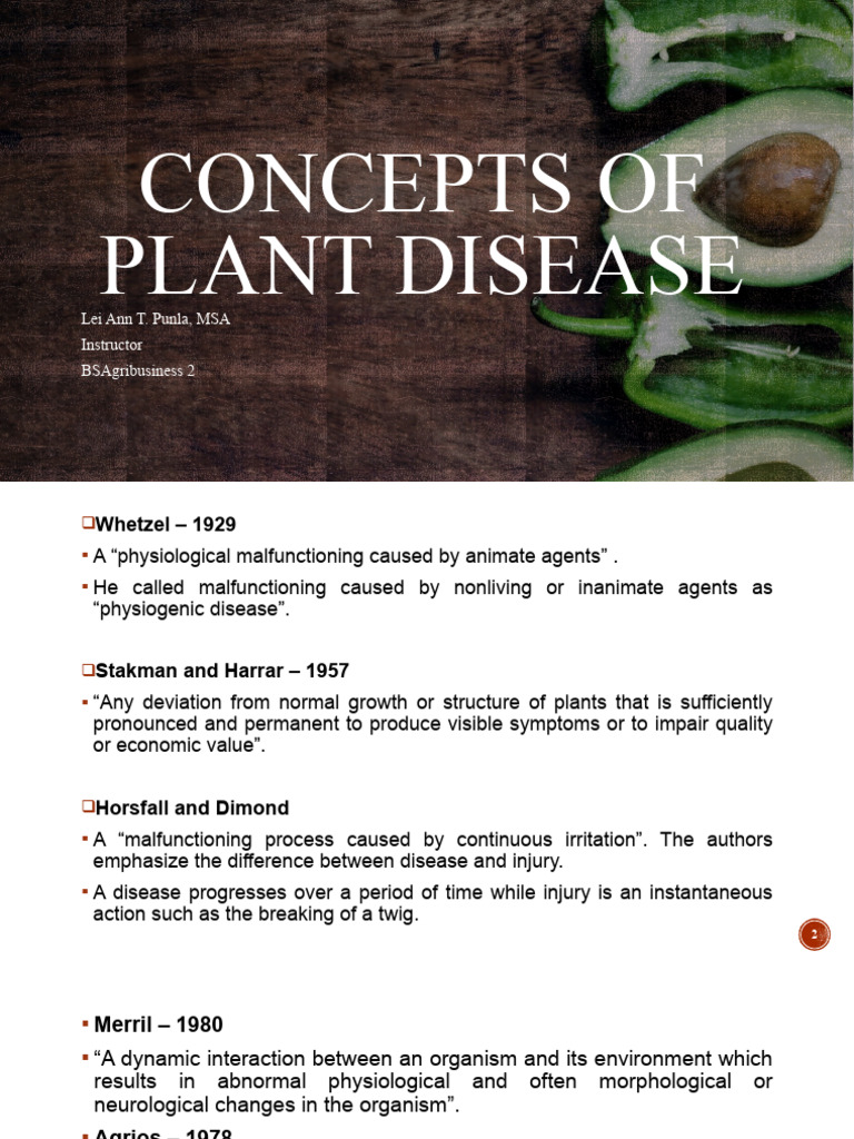 Understanding Plant Disease Concepts | PDF | Plant Pathology | Pathogen