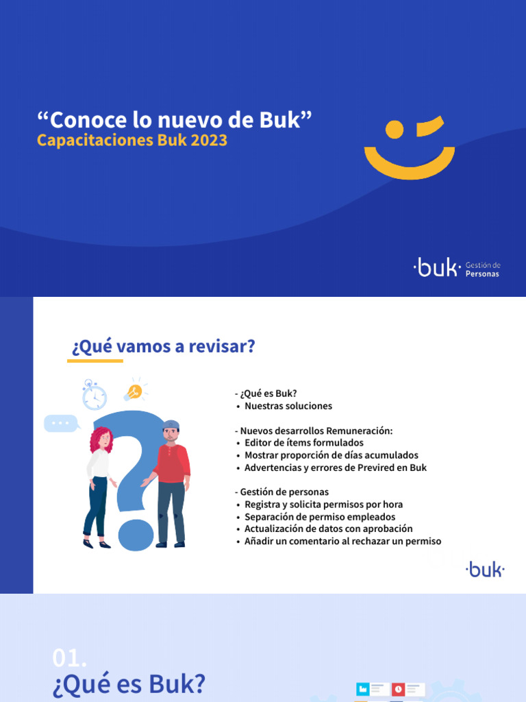 Novedades y Capacitación en Buk 2023 | PDF | Archivo de computadora ...
