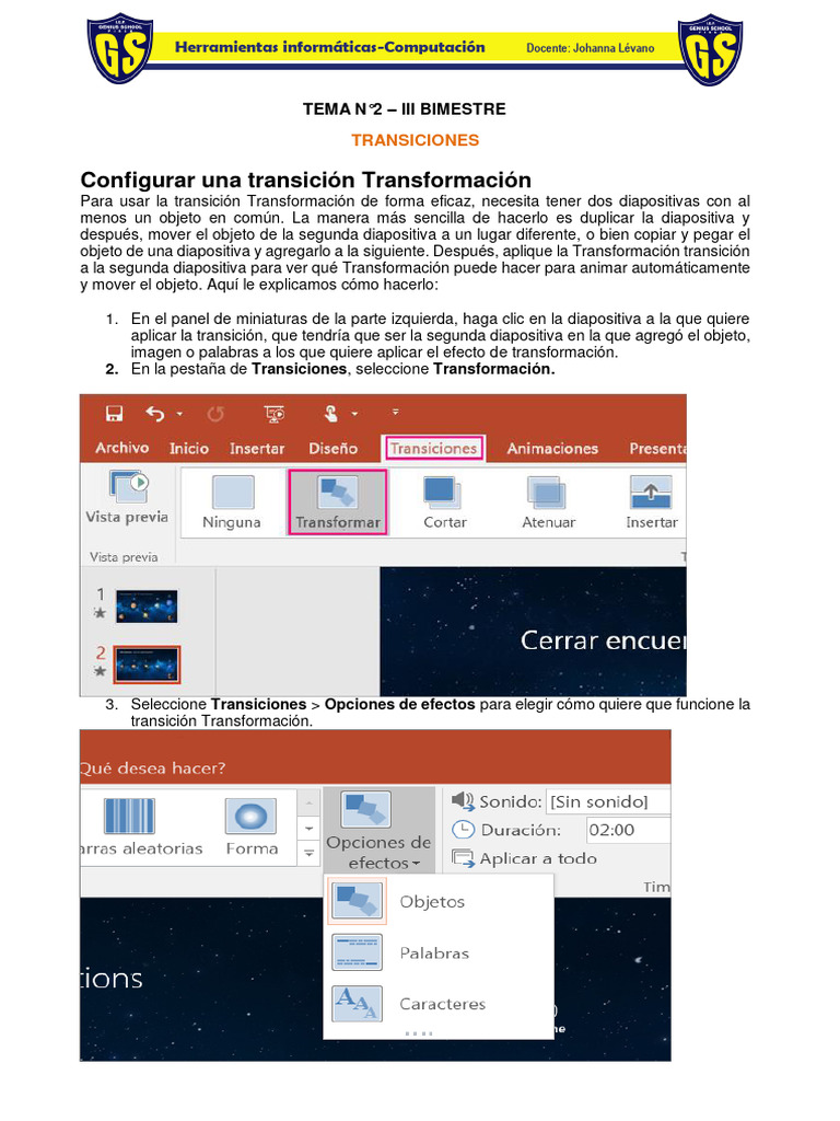Tema 3 Practica 3 Transicion | PDF