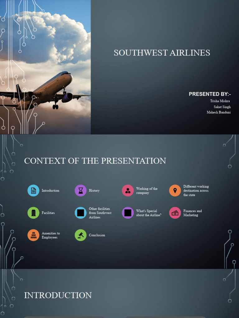 Southwest Airlines Overview and Insights | PDF | Southwest Airlines ...