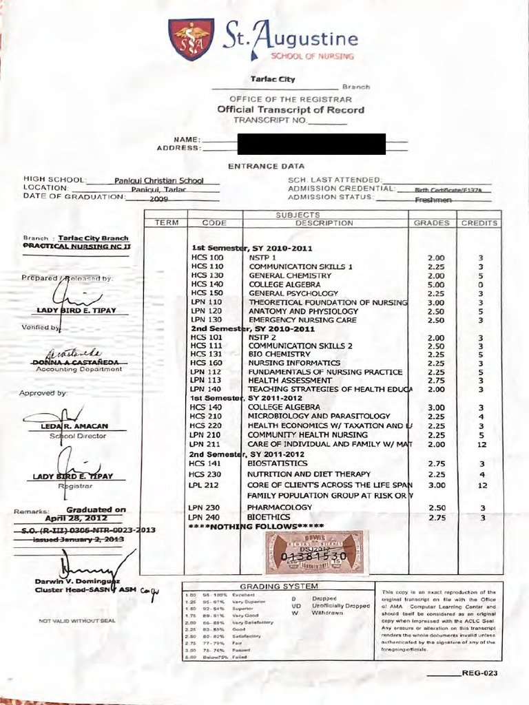 NACES Evaluation Sample 34 | PDF