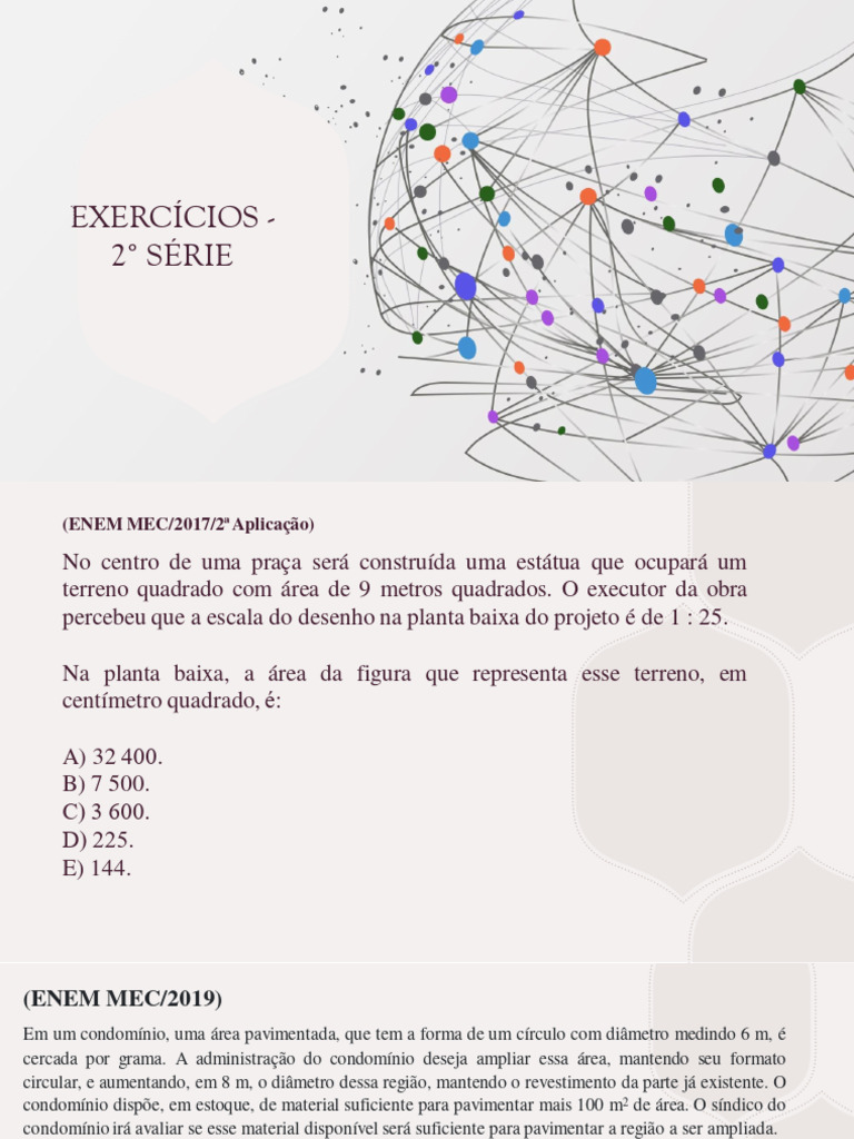 Exercícios 2° Ano | PDF