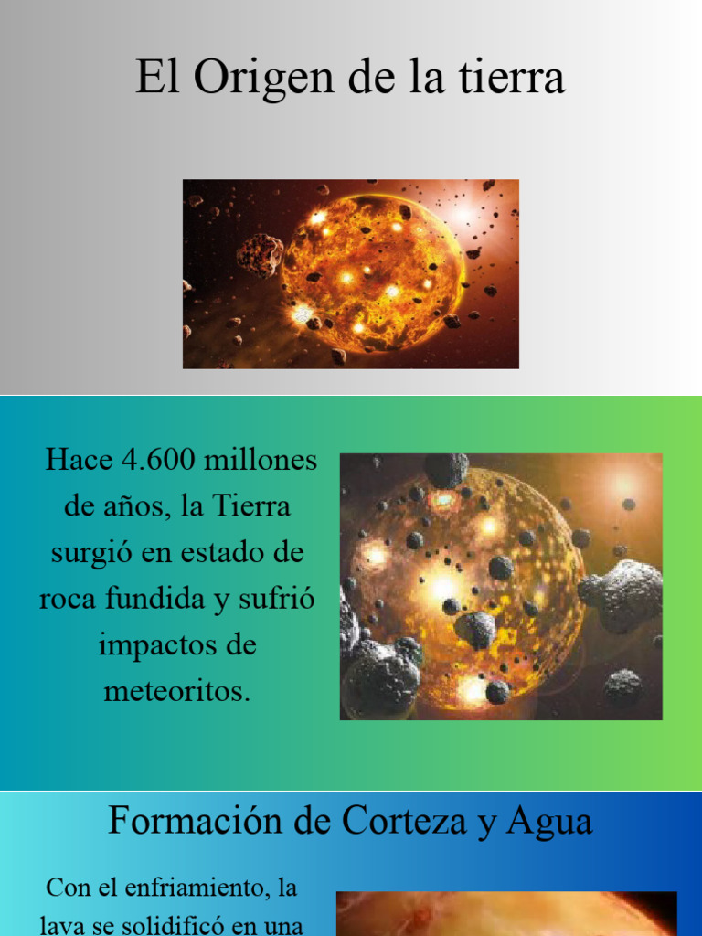 El Origen de La Tierra | PDF