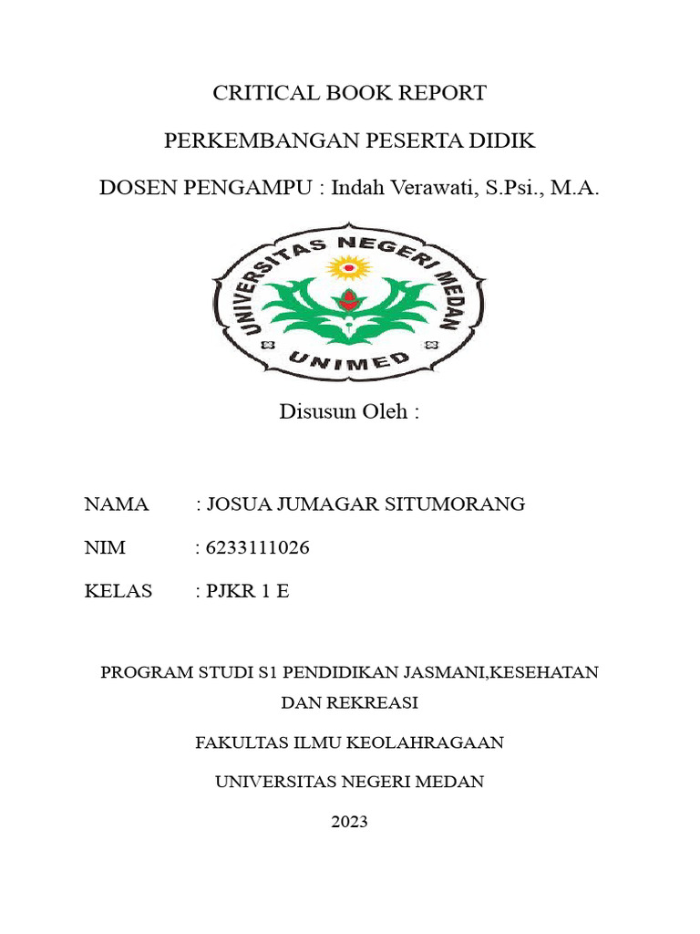 Critical Book Report PPD | PDF | Karier & Perkembangan | Pengembangan Diri