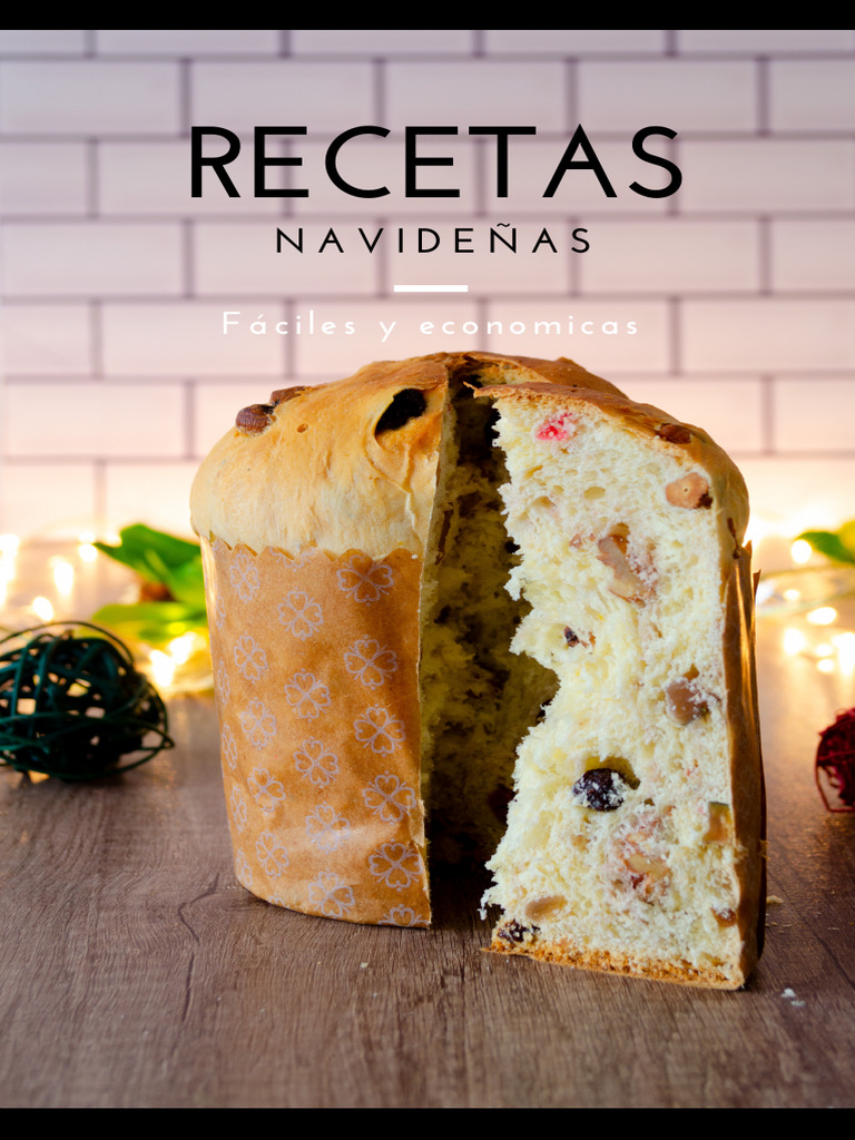 Recetario Navidad | PDF | Postres | Panes