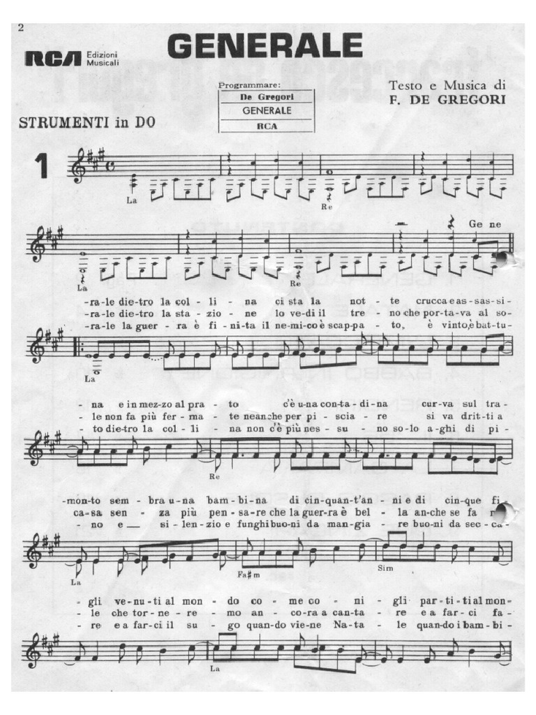 Generale - de Gregori | PDF