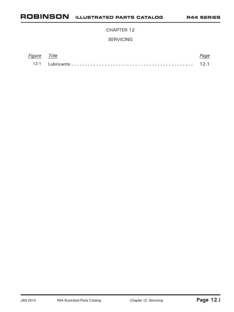 Robinson R44 IPC 4/10 | PDF | Vehicle Technology | Liquids