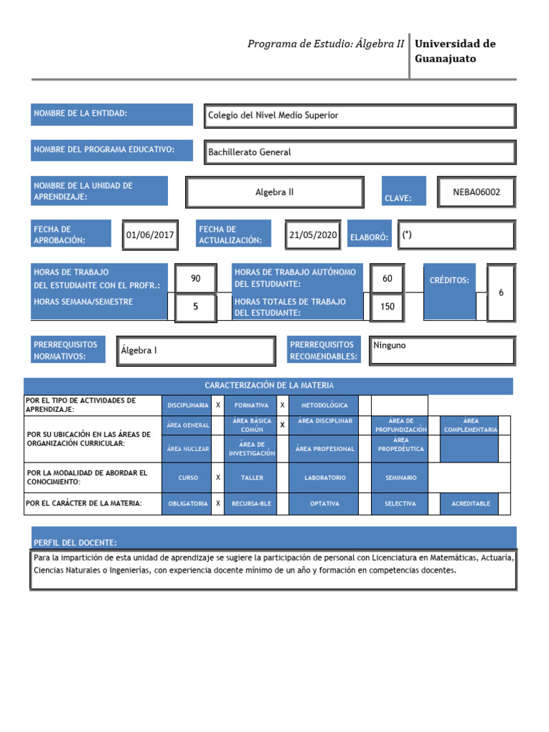 Álgebra Ii | PDF | Ecuaciones | Matemáticas