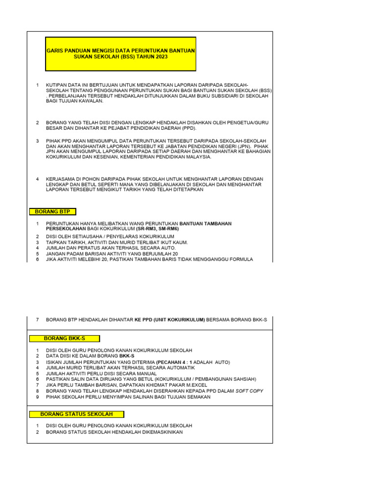 Bss SR 2023 Fasa 1 | PDF