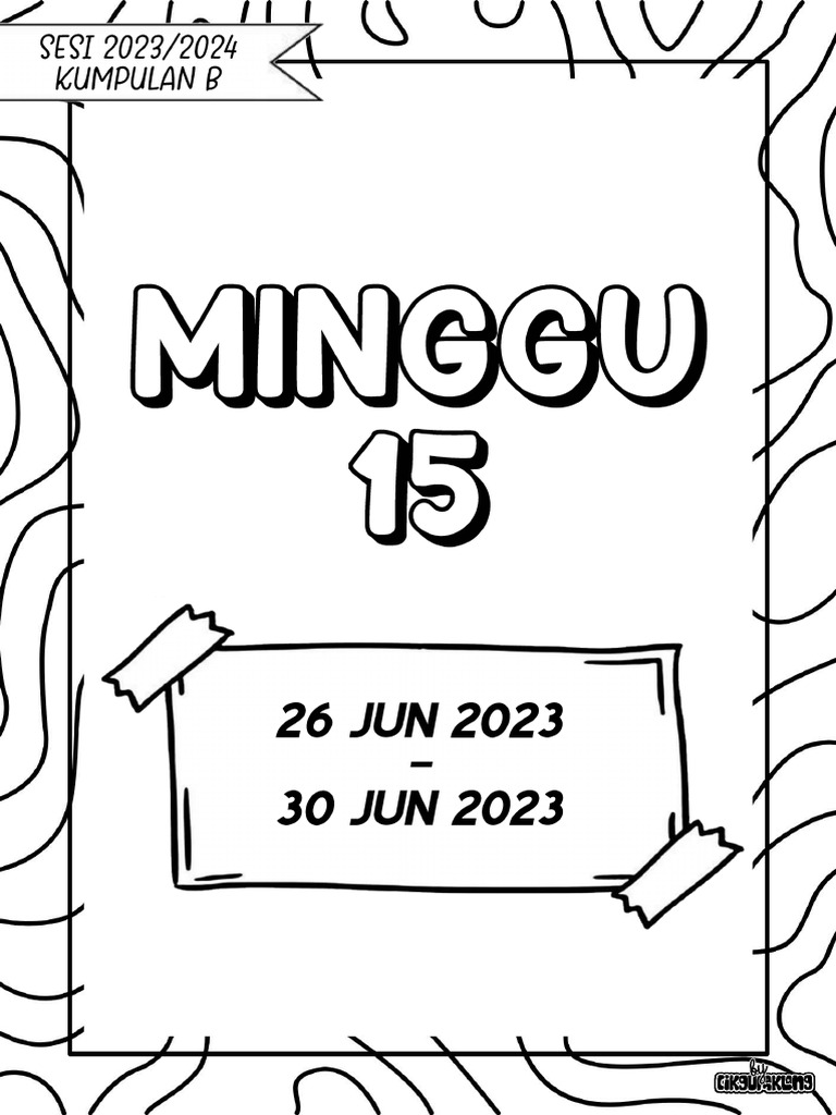 Divider RPH 2023-2024 (Kump B) - B&W 1 | PDF