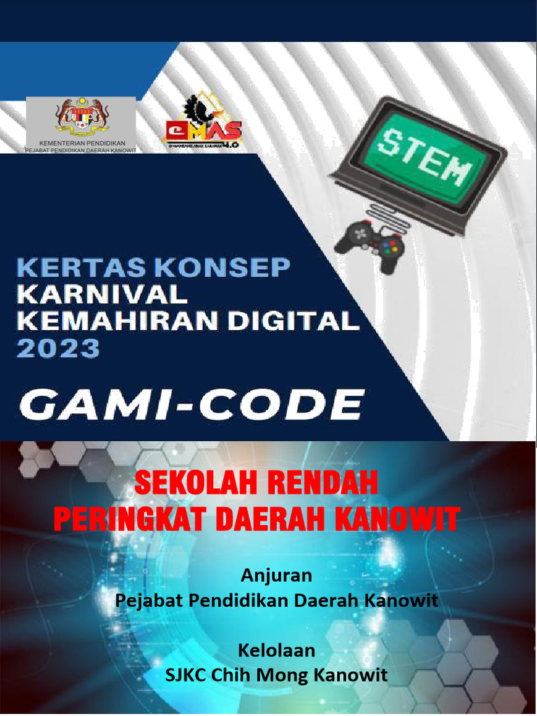 Kertas Konsep Gami Code SR 2023 | PDF
