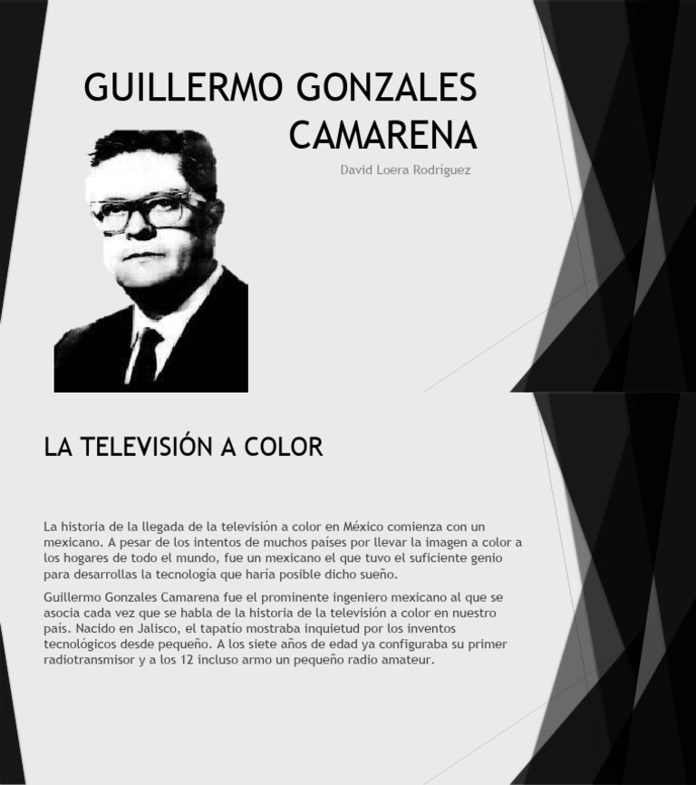 Guillermo Gonzales Camarena | PDF | Viajes y turismo