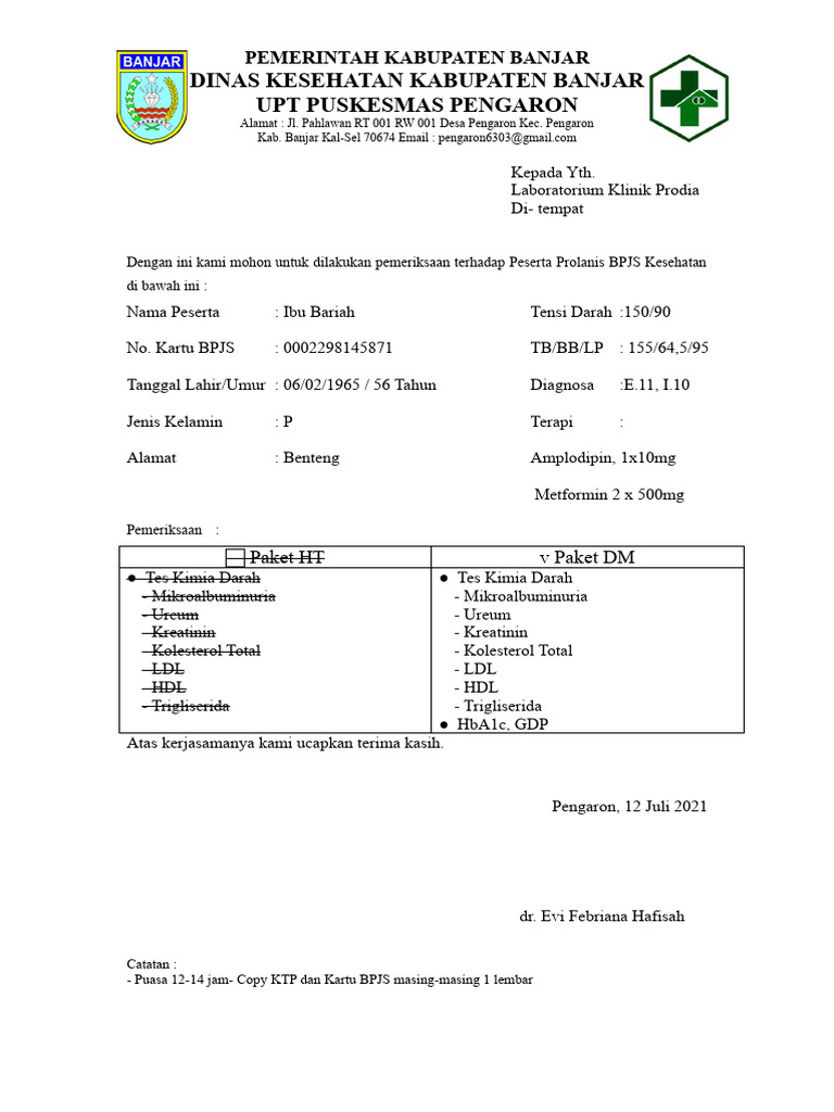 Pengantar Lab Prolanis-1 | PDF | Pengembangan Diri | Kesehatan Holistik