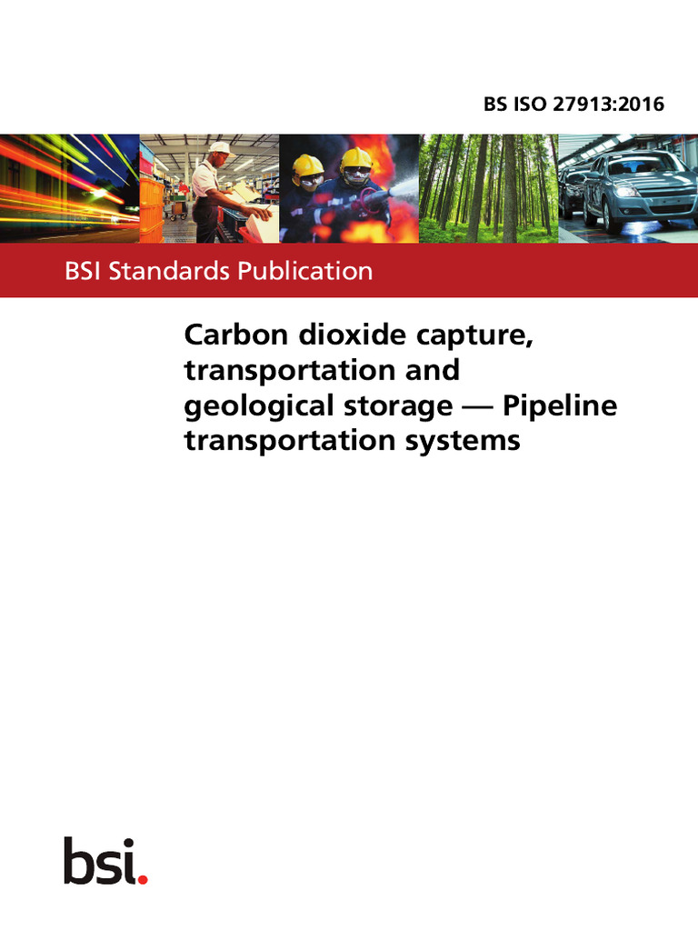 BS ISO 27913 2016, Carbon Dioxide | PDF | International Organization ...