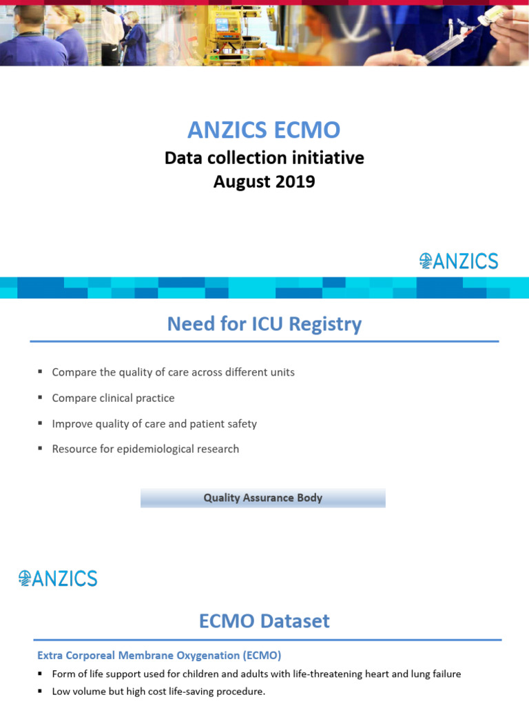 ANZICS ECMO Educational Slides | PDF | Myocardial Infarction | Ischemia