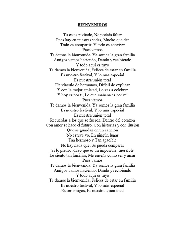 Letras Disney | PDF | Amor | Oración