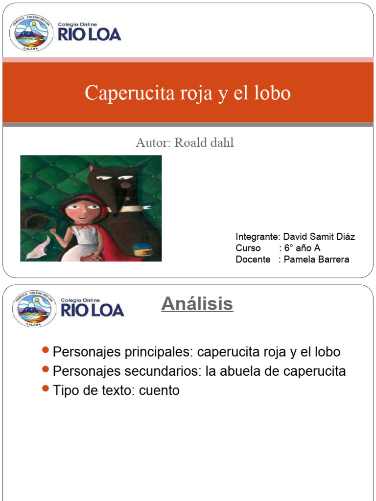 Caperucita Roja y El Lobo | PDF | Ficción general