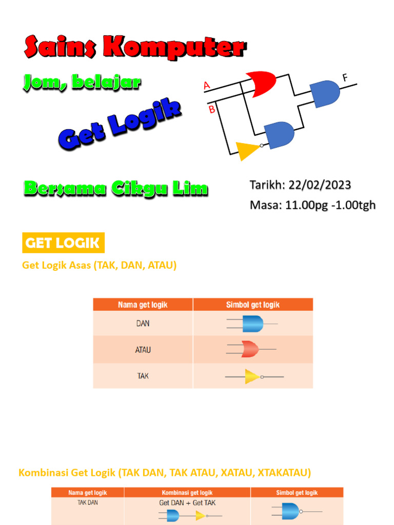 Panduan Get Logik Sains Komputer | PDF