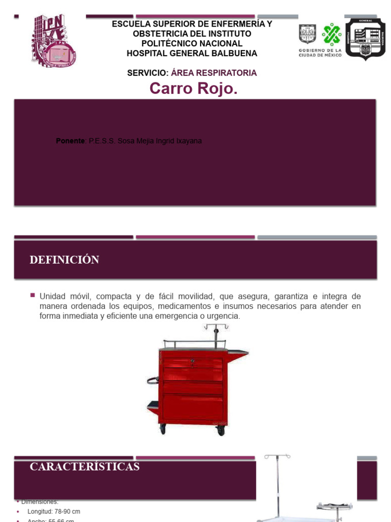 Carro Rojo | PDF | Medicamentos con receta | Especialidades Medicas