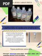 Macam-Macam Cairan Infus dan Fungsinya | PDF