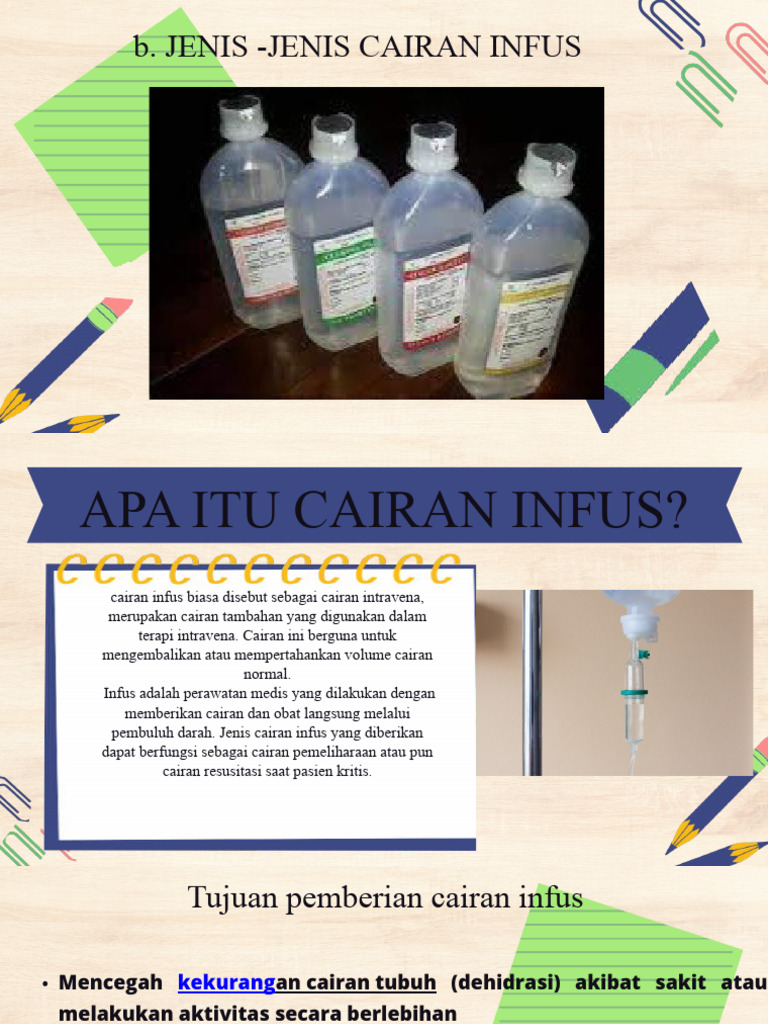 B. Jenis - Jenis Cairan Infus | PDF | Kesehatan Holistik | Sains ...