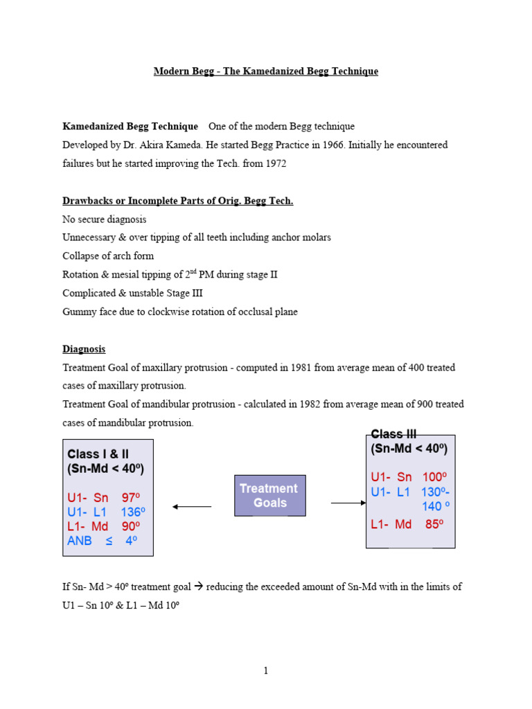 Modern Begg | PDF | Orthodontics | Mouth