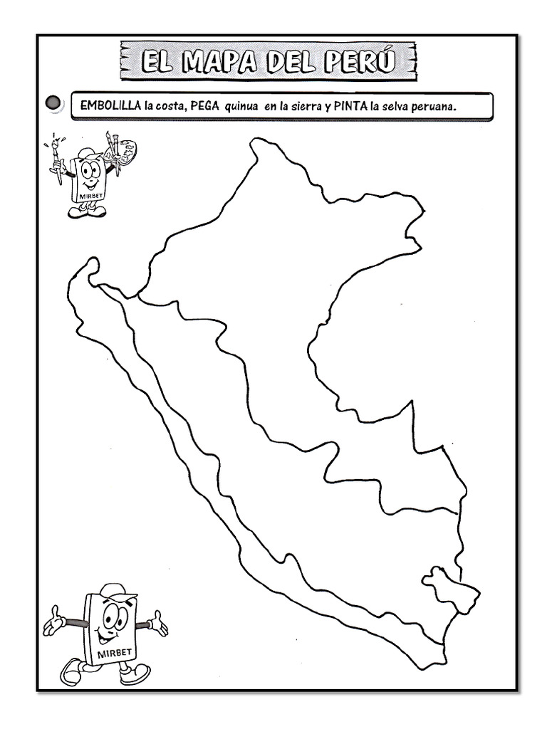 Collage Del Mapa Del Perú 5 Años | PDF
